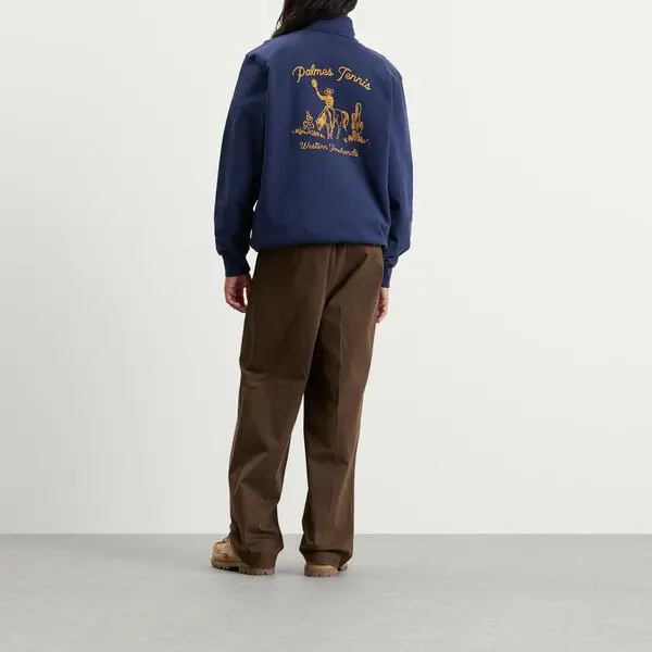 PALMES Western Quarter-zip Sweatshirt