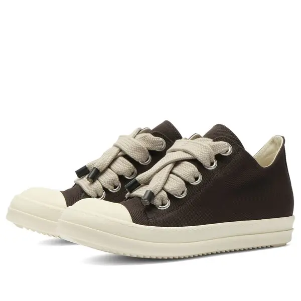 Rick Owens Denim Jumbolace Low Sneaks