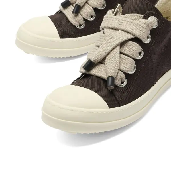 Rick Owens Denim Jumbolace Low Sneaks