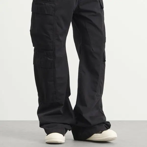 Rick Owens Denim Jumbolace Low Sneaks