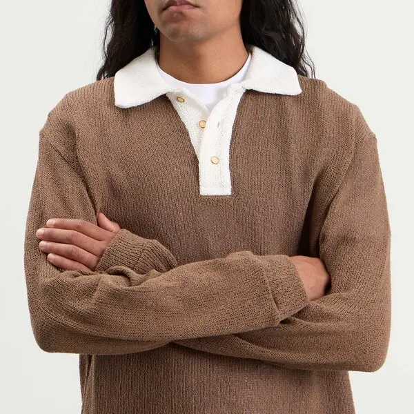 PALMES Knitted Rugby Shirt