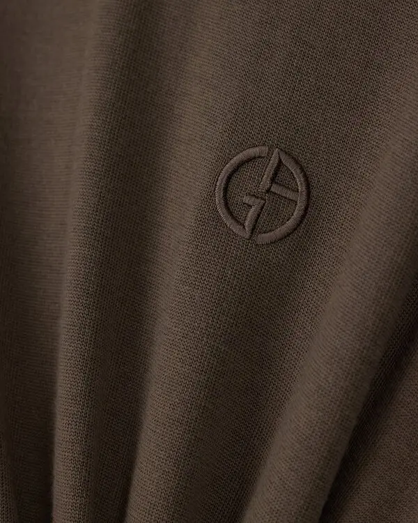 Giorgio Armani Slim-fit Virgin Wool Turtle Neck Sweater - Brown