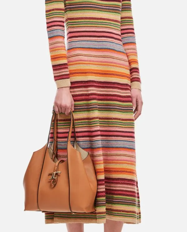 TOD'S Small Tote Bag - Marrone