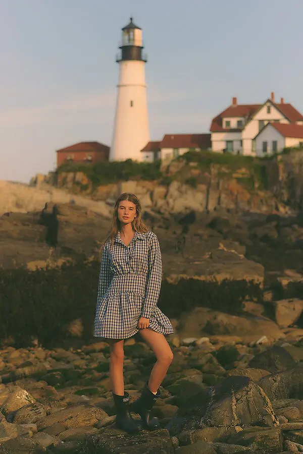 EXQUISE Tobie Mini Shirtdress