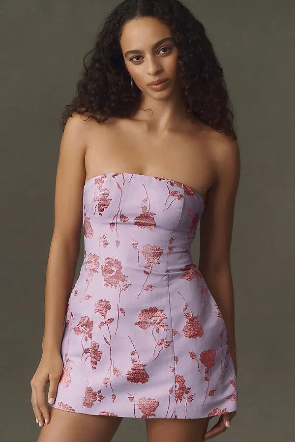 MARE MARE Piper Strapless Mi Dress