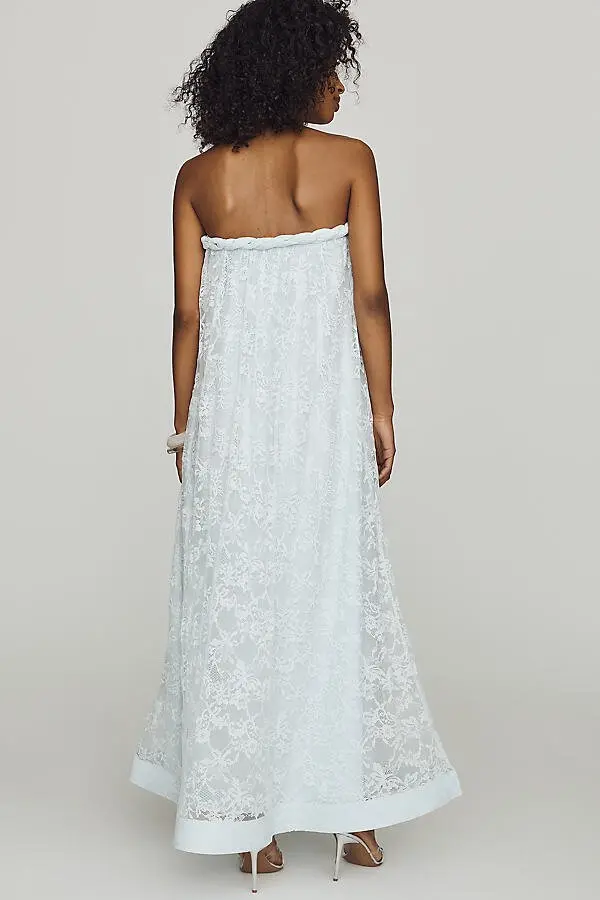 MARE MARE Strapless Lace Maxi Dress