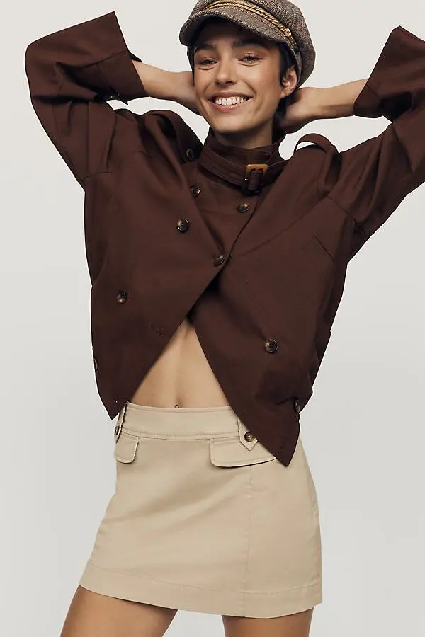 Maeve Trench Mi Skirt