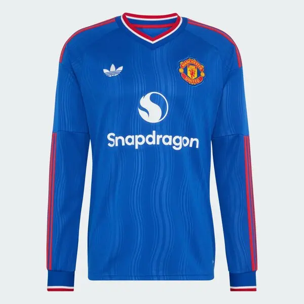 Adidas Manchester United 26/27 Long Sleeve Away Jersey - Royal Blue