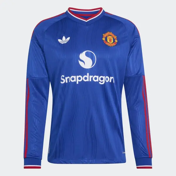 Adidas Manchester United 26/27 Authentic Long Sleeve Jersey - Royal Blue
