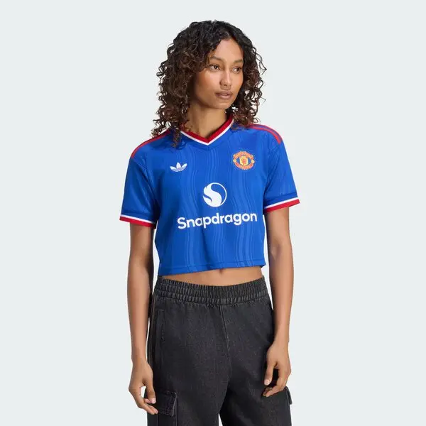 Adidas Manchester United 26/27 Away Jersey Crop - Royal Blue