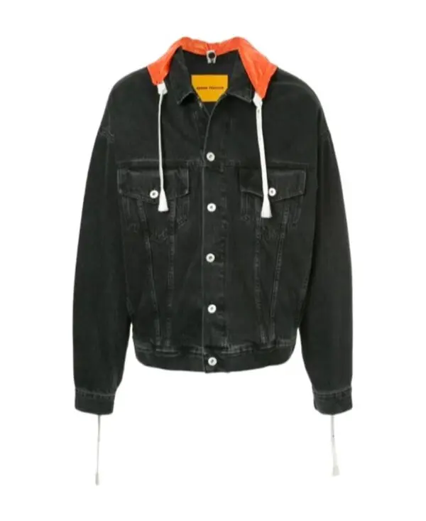 Heron Preston Hooded Denim Coat