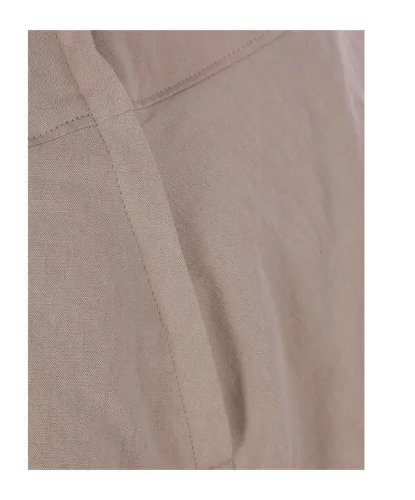 Yohji Yamamoto C/li Poplin Midi Skirt