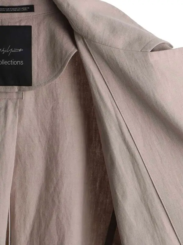 Yohji Yamamoto Belted Trench Coat