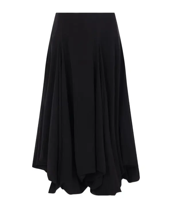 Yohji Yamamoto Draped Asymmetric Skirt