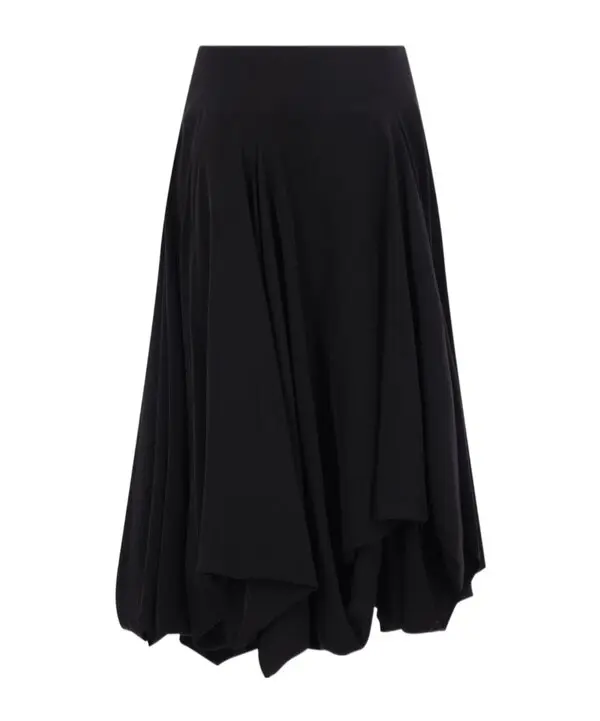 Yohji Yamamoto Draped Asymmetric Skirt