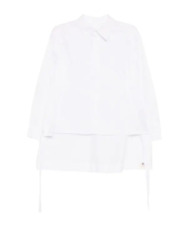 Yohji Yamamoto Waist-gathered Shirt - White