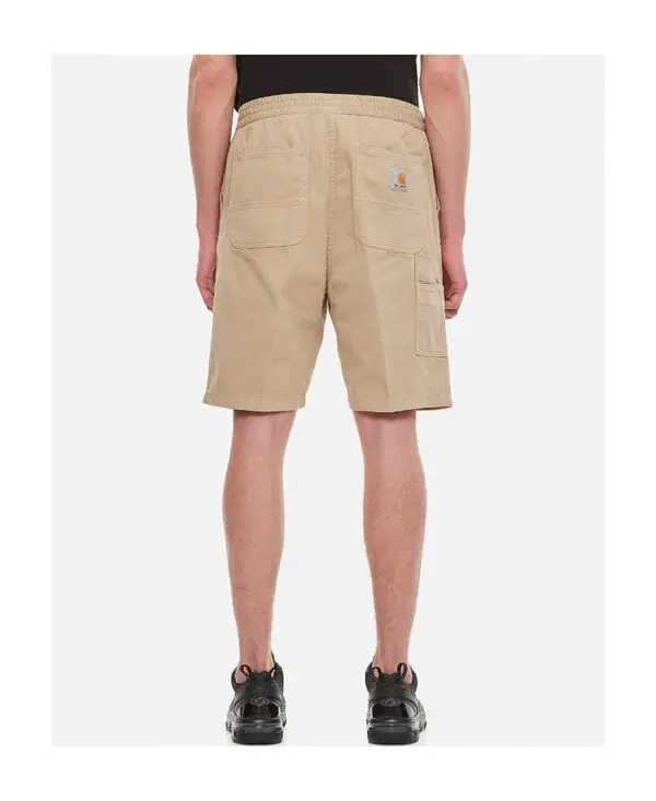 Carhartt Work In Progress Flint Logo Patch Shorts