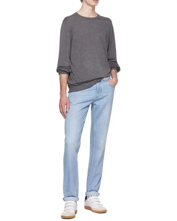 Brunello Cucinelli Crewneck Knitted Jumper - Grey