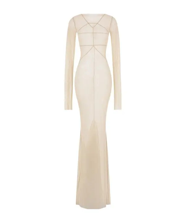 Rick Owens Long-sleeve Maxi Dress