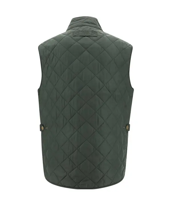 Barbour Quilted Sleeveless Vest With High Neck