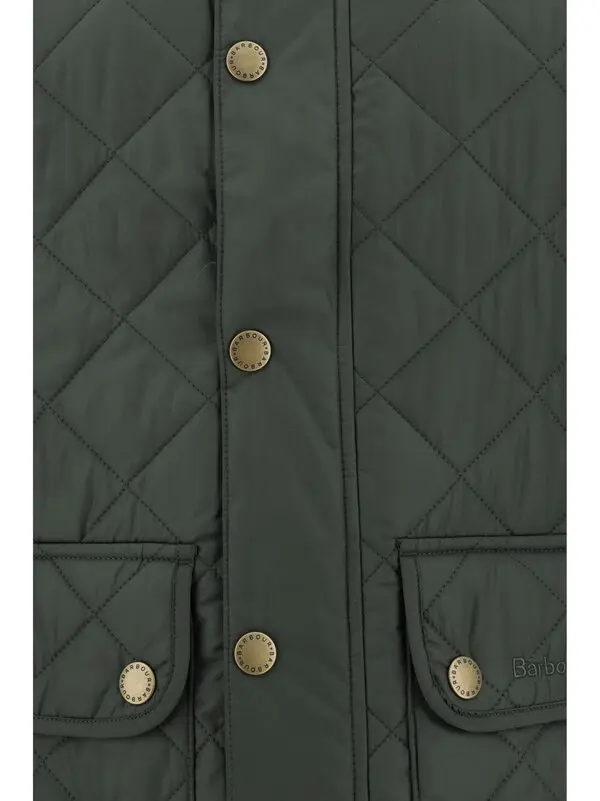 Barbour Quilted Sleeveless Vest With High Neck