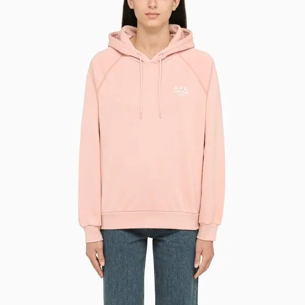 A.p.c. Logo-embroidered Drawstring Hoodie