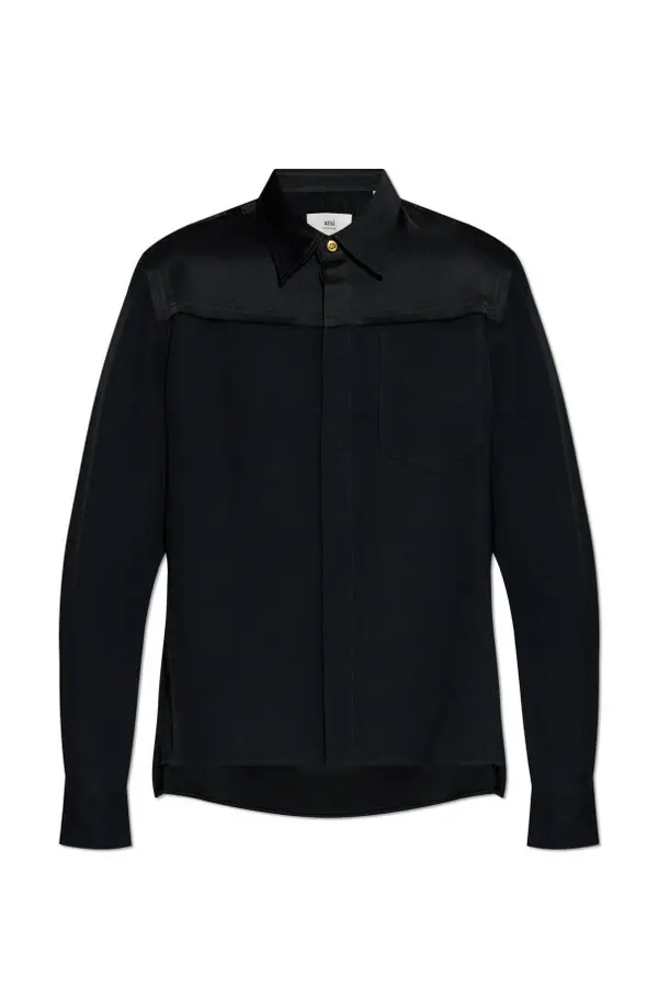 AMI Paris De Coeur Long-sleeved Shirt