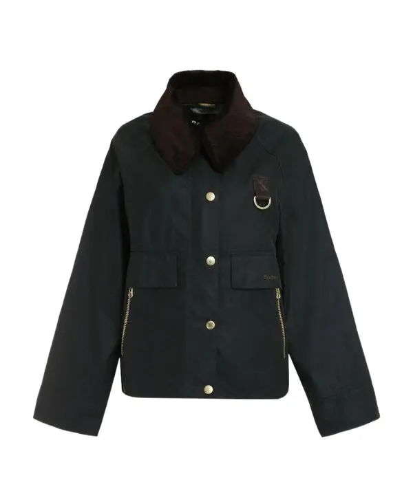 Barbour Lapel Long-sleeved Coat