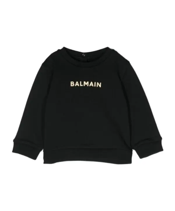 Balmain Logo-print Cotton Sweatshirt