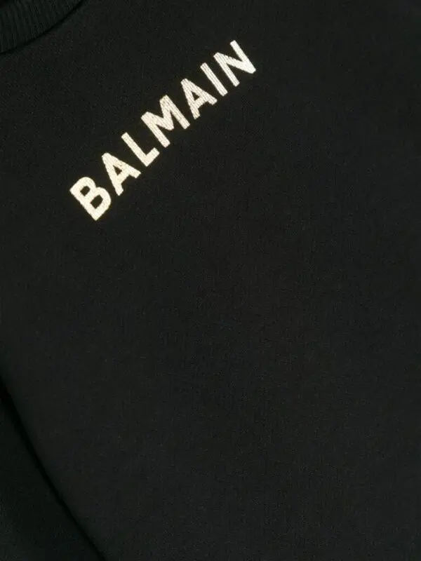 Balmain Logo-print Cotton Sweatshirt