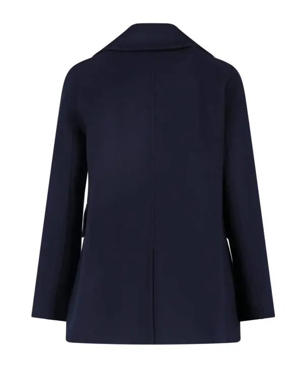 Max Mara Double-breasted Virgin Wool Jacket
