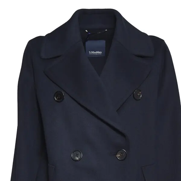Max Mara Double-breasted Virgin Wool Jacket