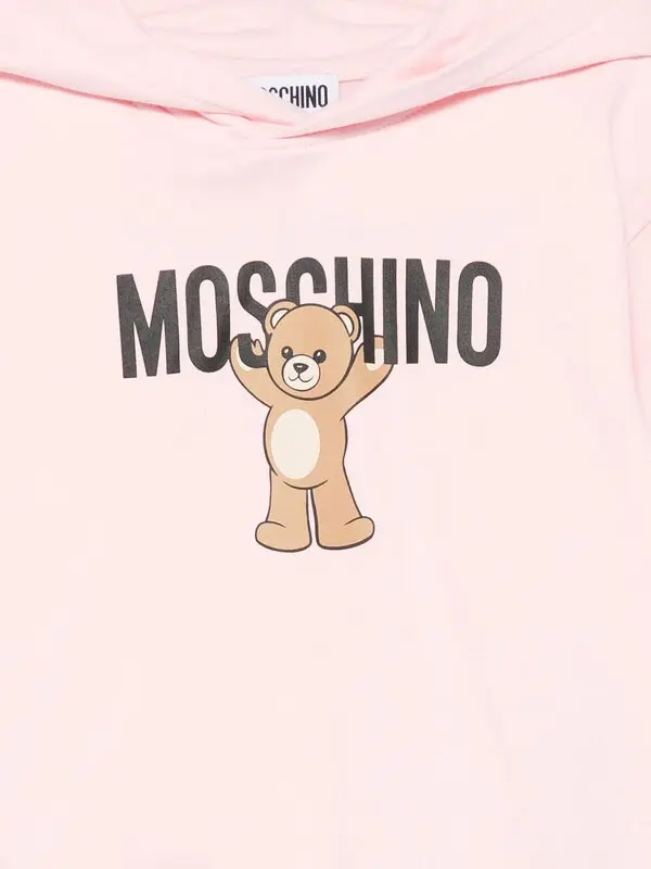 Moschino Teddy Bear Print Hooded Top