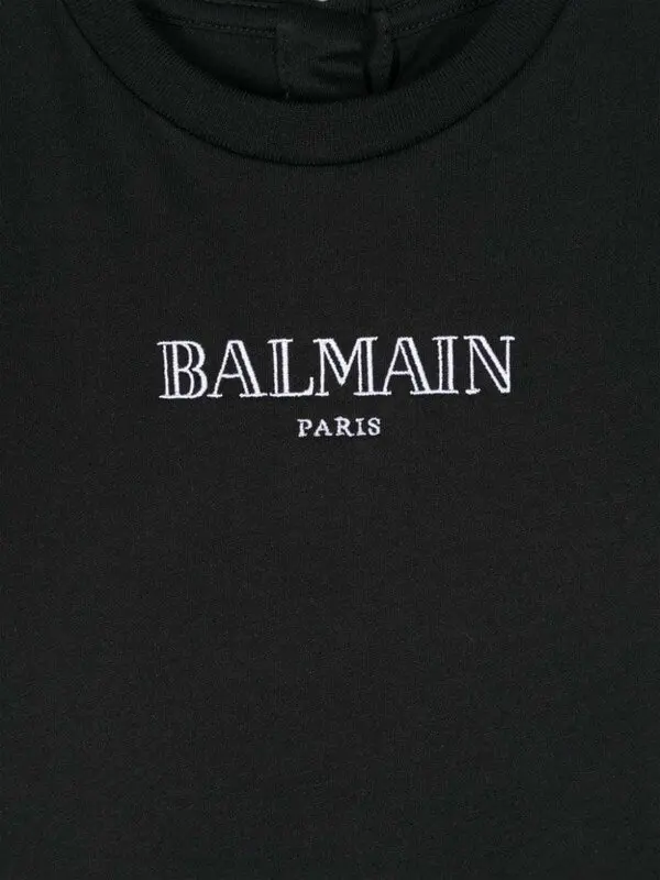 Balmain Logo-embroidered T-shirt