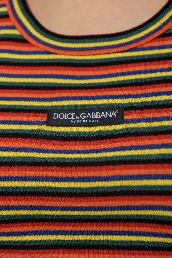 Dolce & Gabbana Round Neck Sleeveless Vest