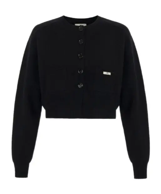 Elisabetta Franchi Wool And Cashmere Cardigan