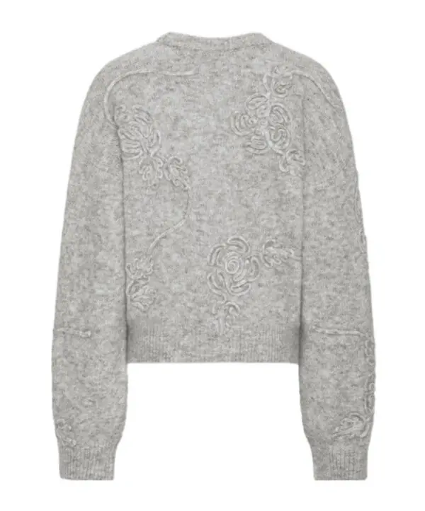 ROTATE BY BIRGER CHRISTENSEN 3d Flower Knit Jumper