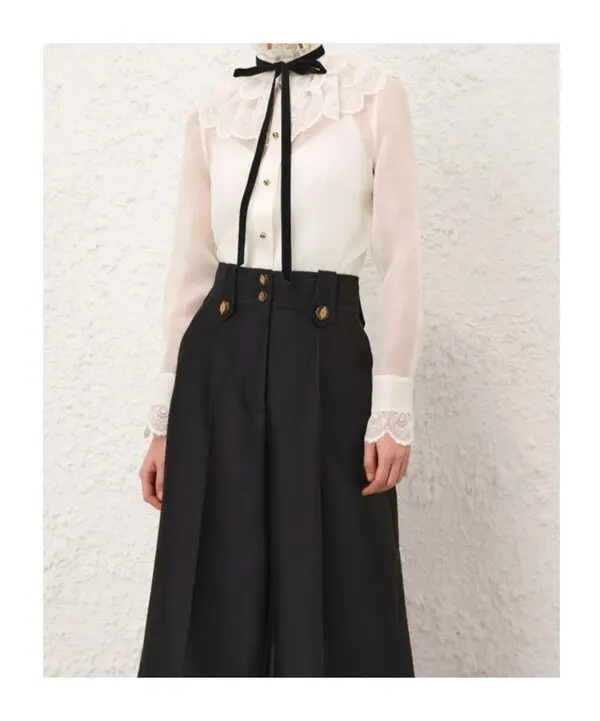 Zimmermann Valiant Tuxedo Blouse