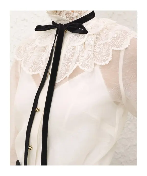 Zimmermann Valiant Tuxedo Blouse