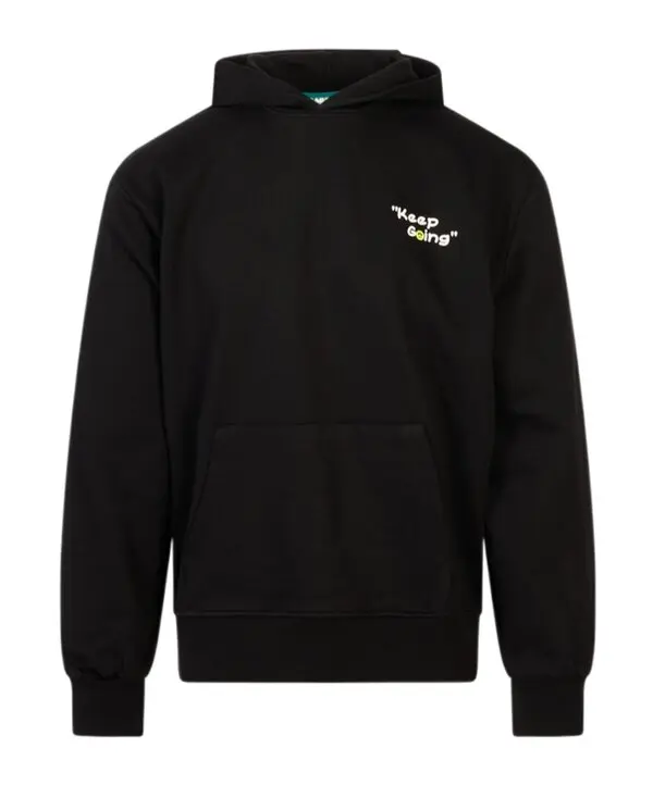 BARROW Teddy Bear Printed Hoodie - Black