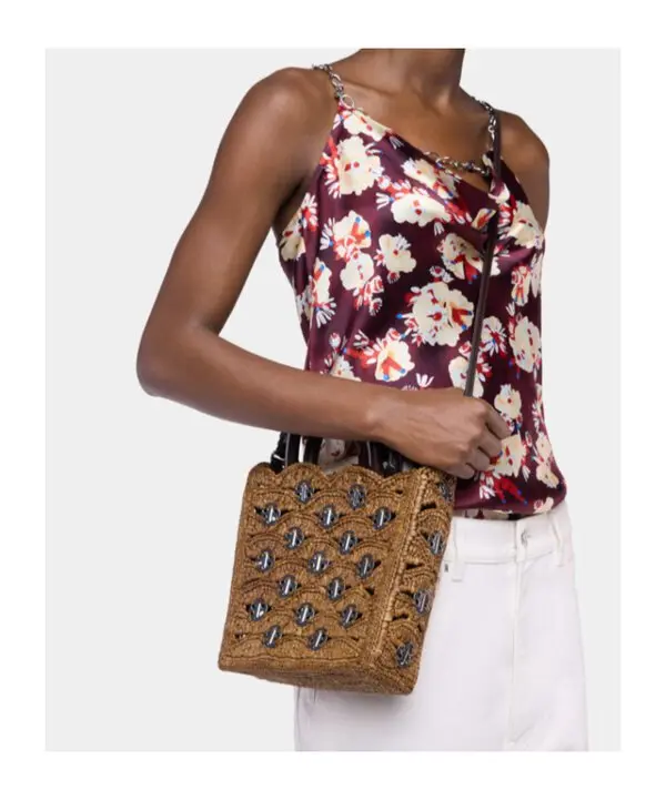 Rabanne 1969 Disc-embellished Cross Body Bag