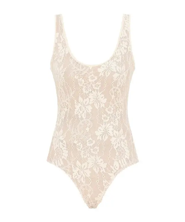 Zimmermann Lace Scoop Bodysuit