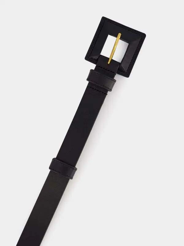 Saint Laurent Square Buckle Belt