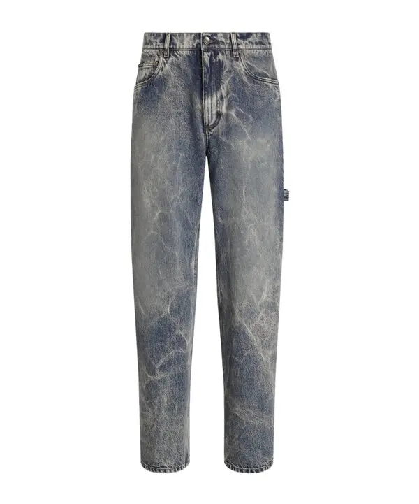 Dolce & Gabbana Vintage Effect Distressed Jeans - No