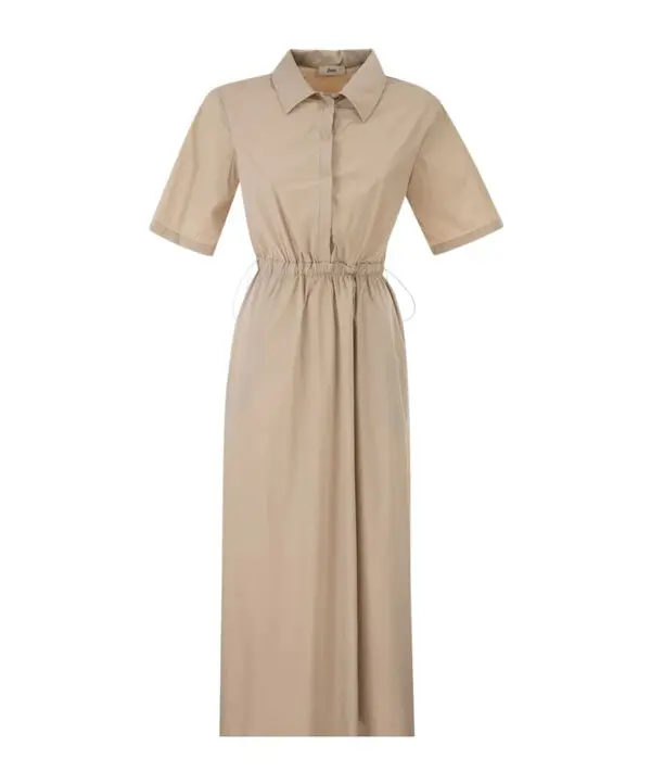 Herno Drawstring Waist Shirt Dress