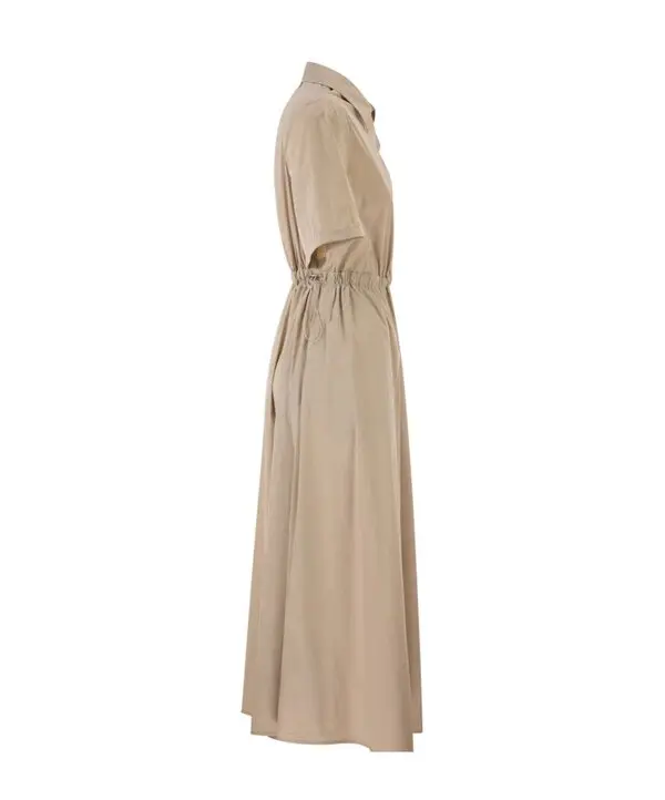 Herno Drawstring Waist Shirt Dress