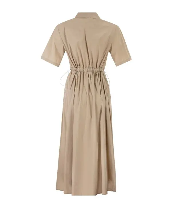 Herno Drawstring Waist Shirt Dress