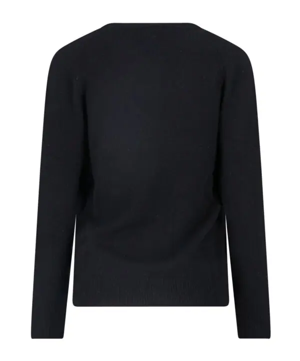Aspesi Ribbed V-neck Knit Top