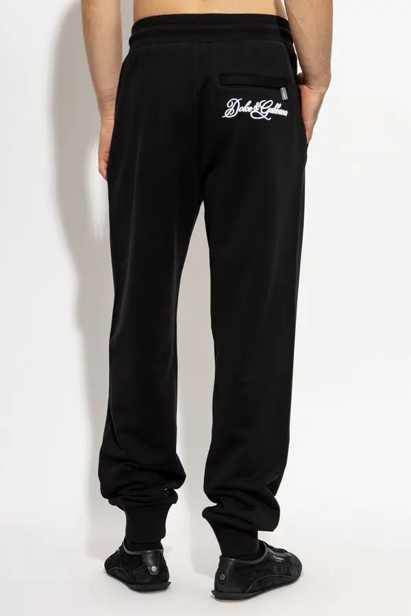 Dolce & Gabbana Dolce Gabbana Logo-detailed Drawstring Joggers
