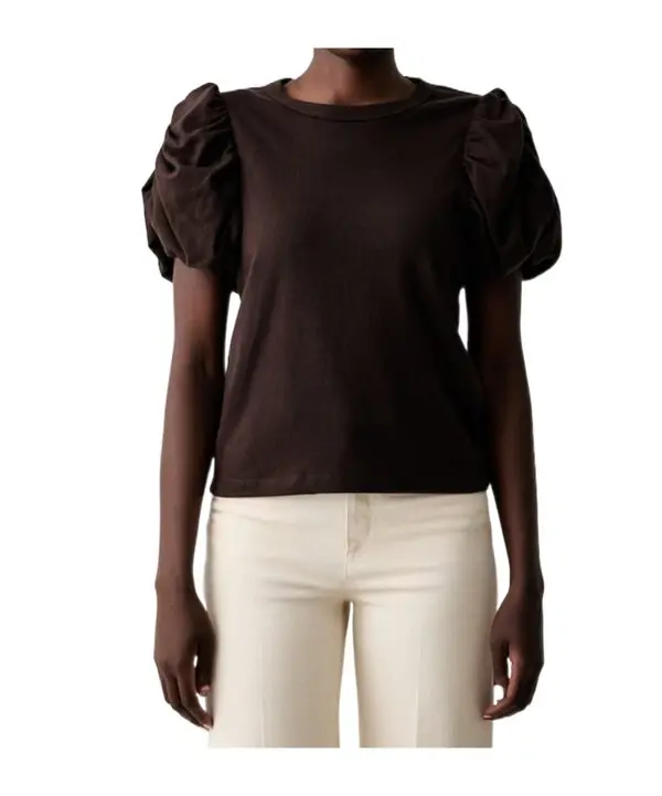 ROTATE BY BIRGER CHRISTENSEN Puff Sleeve T-shirt
